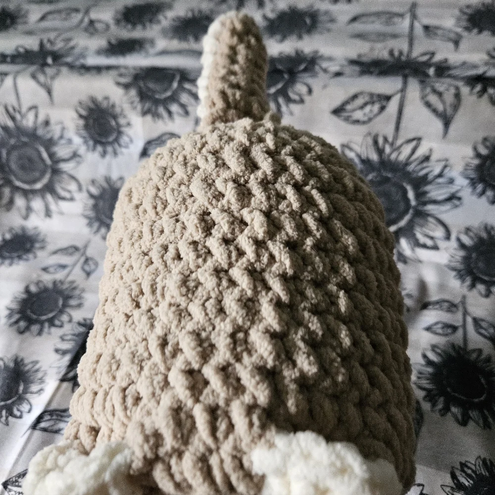Hand Crafted | Toys | Beige Crochet Husky Loaf Dog Amigurimi Plushie ...